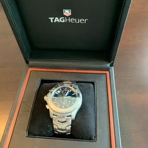Tag Heuer | Accessories | Tag Heuer Blue Face Mens Watch | Poshmark